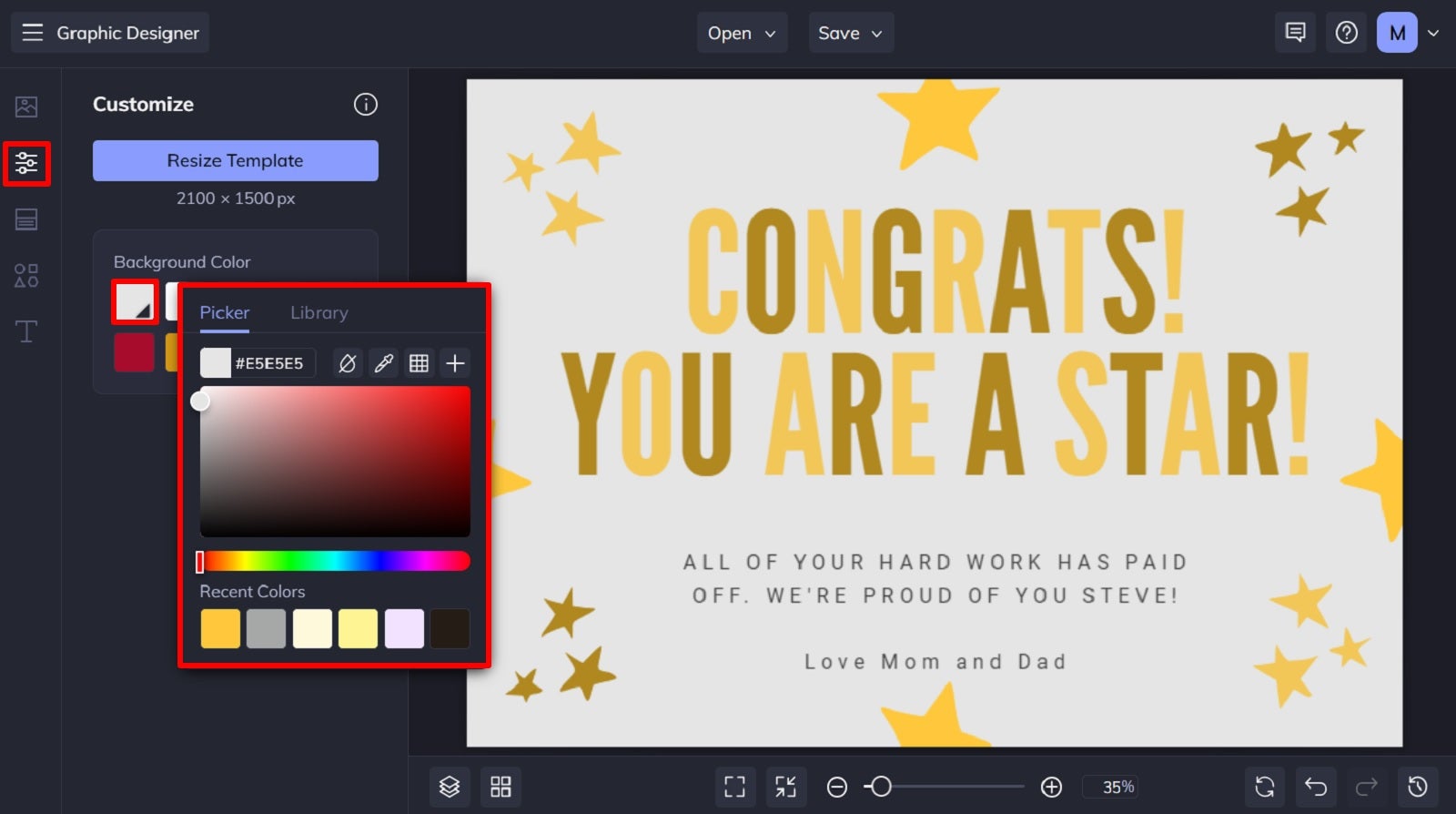 How to Design Your Own Printable Congratulations Cards | Learn BeFunky