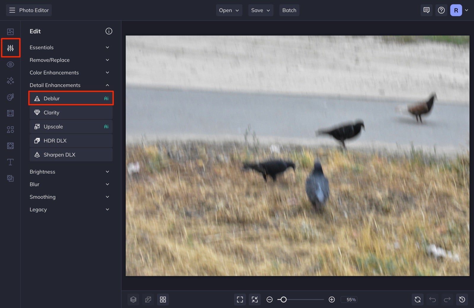 Our Guide for Fixing Motion Blurs With the Deblur AI Tool | Learn BeFunky