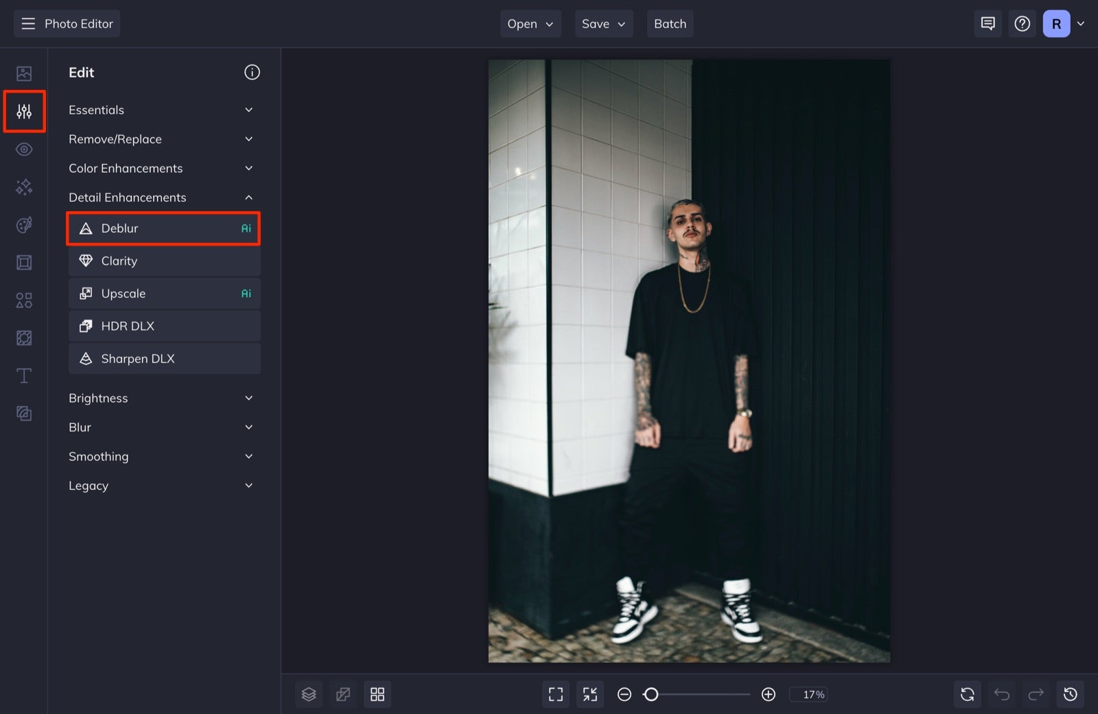 Fix a Lens Blur With Deblur AI | Learn BeFunky