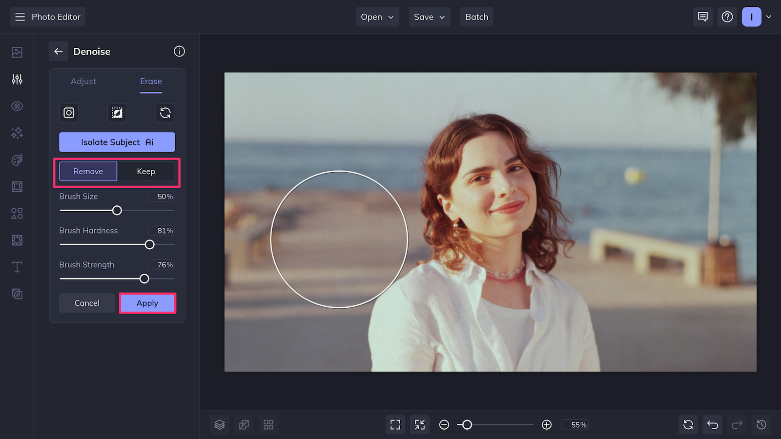 How to Reduce Image Noise With the Denoise Tool | Learn BeFunky