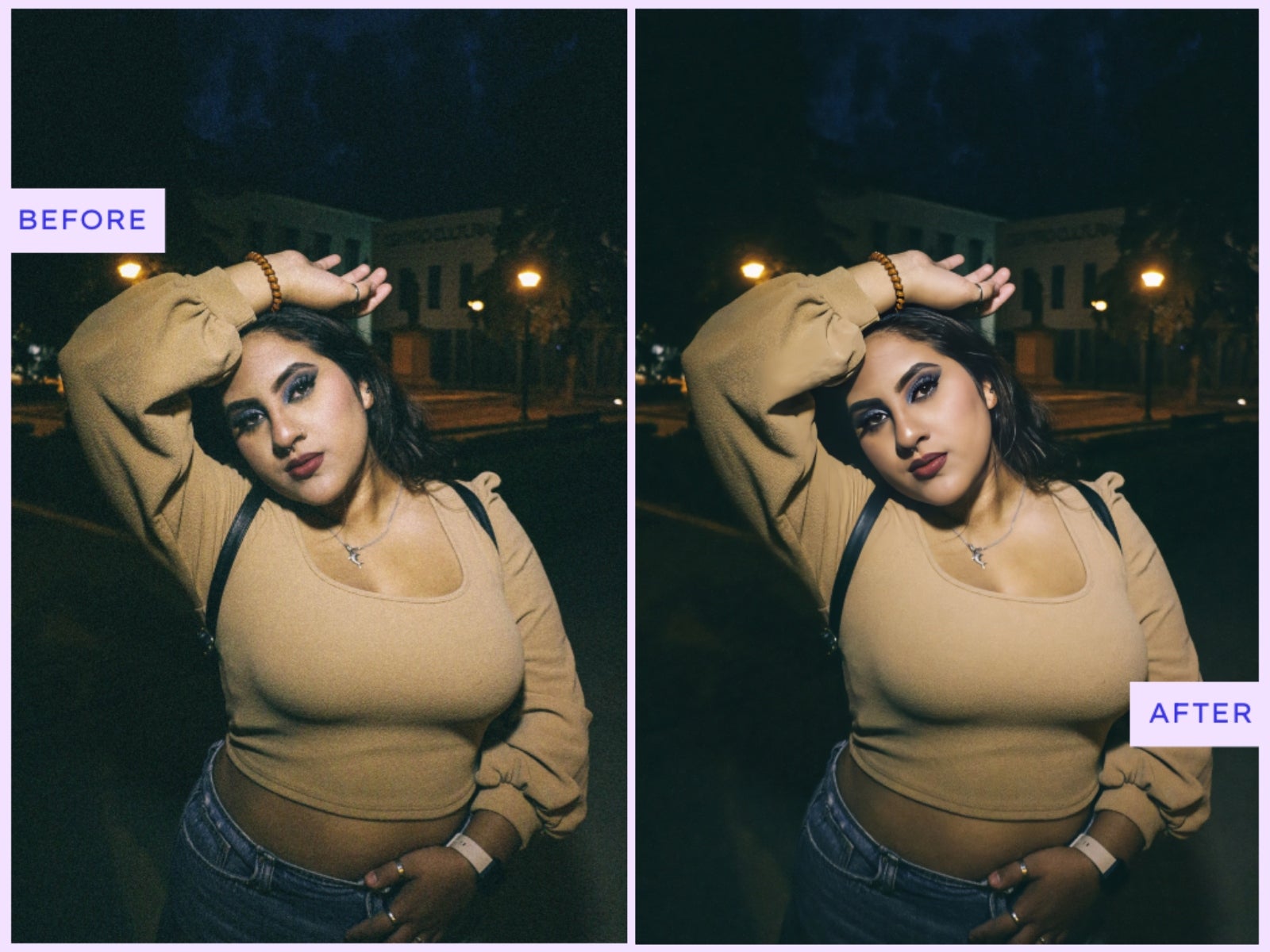 Mastering Low Light Photography: A Guide to the Denoise Tool | Learn BeFunky