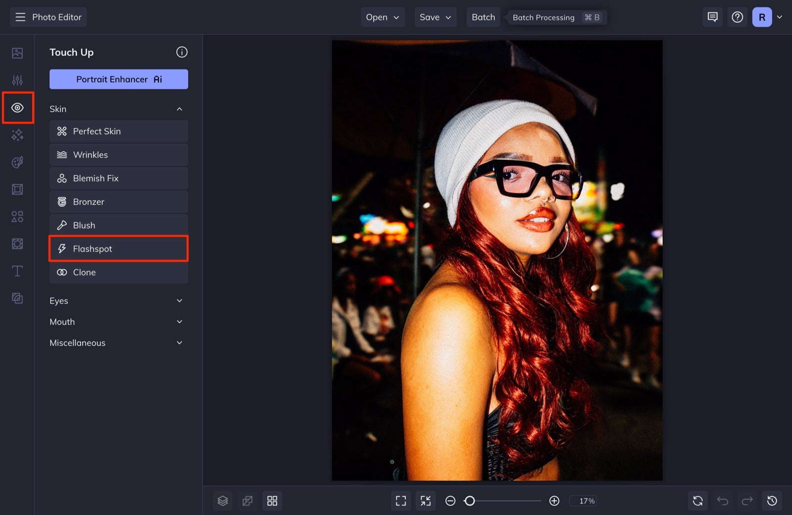 How to Remove Flash Glare From Portraits | Learn BeFunky