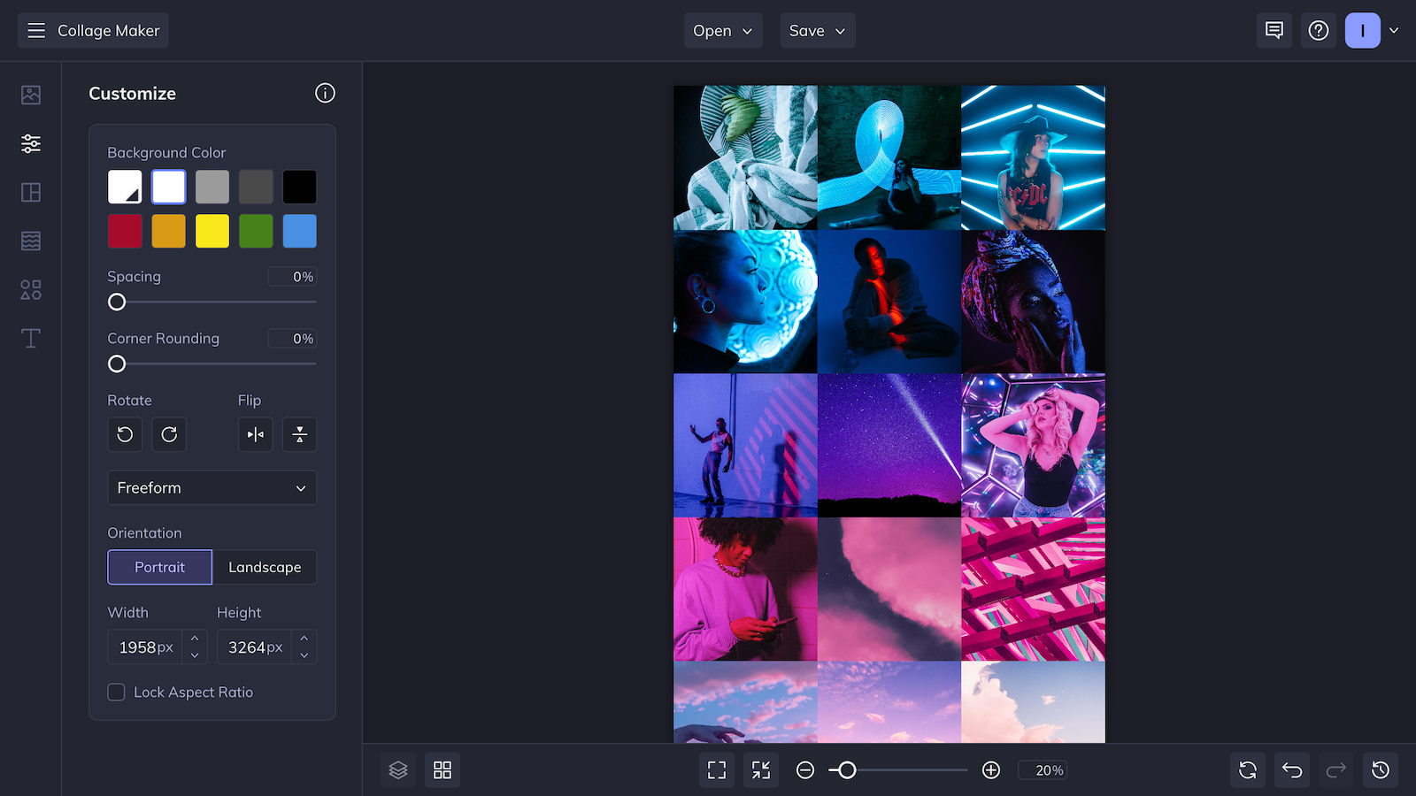 How to Create an Aesthetic Gradient Instagram Grid | Learn BeFunky
