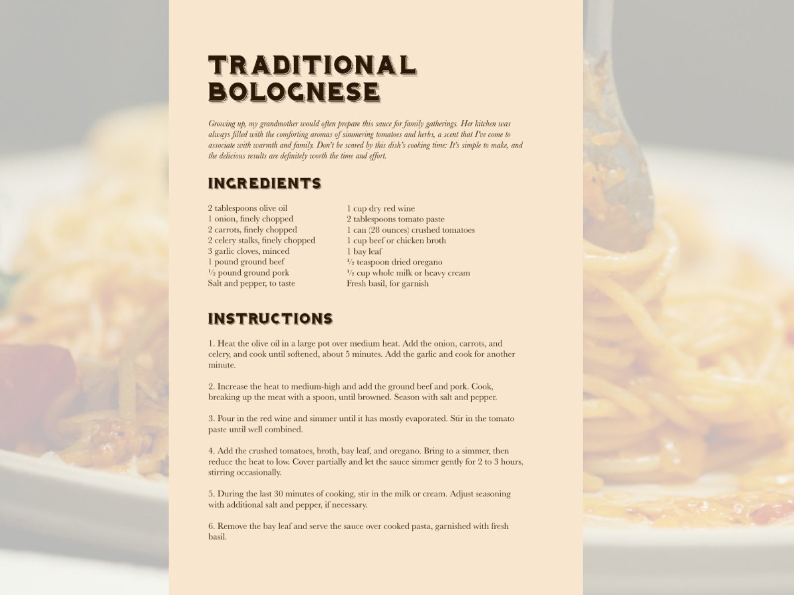 How to Design Printable Recipes | Learn BeFunky