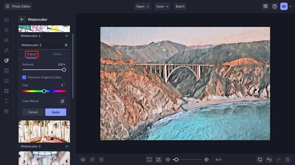How to Turn a Photo Into a Watercolor Painting | Learn BeFunky