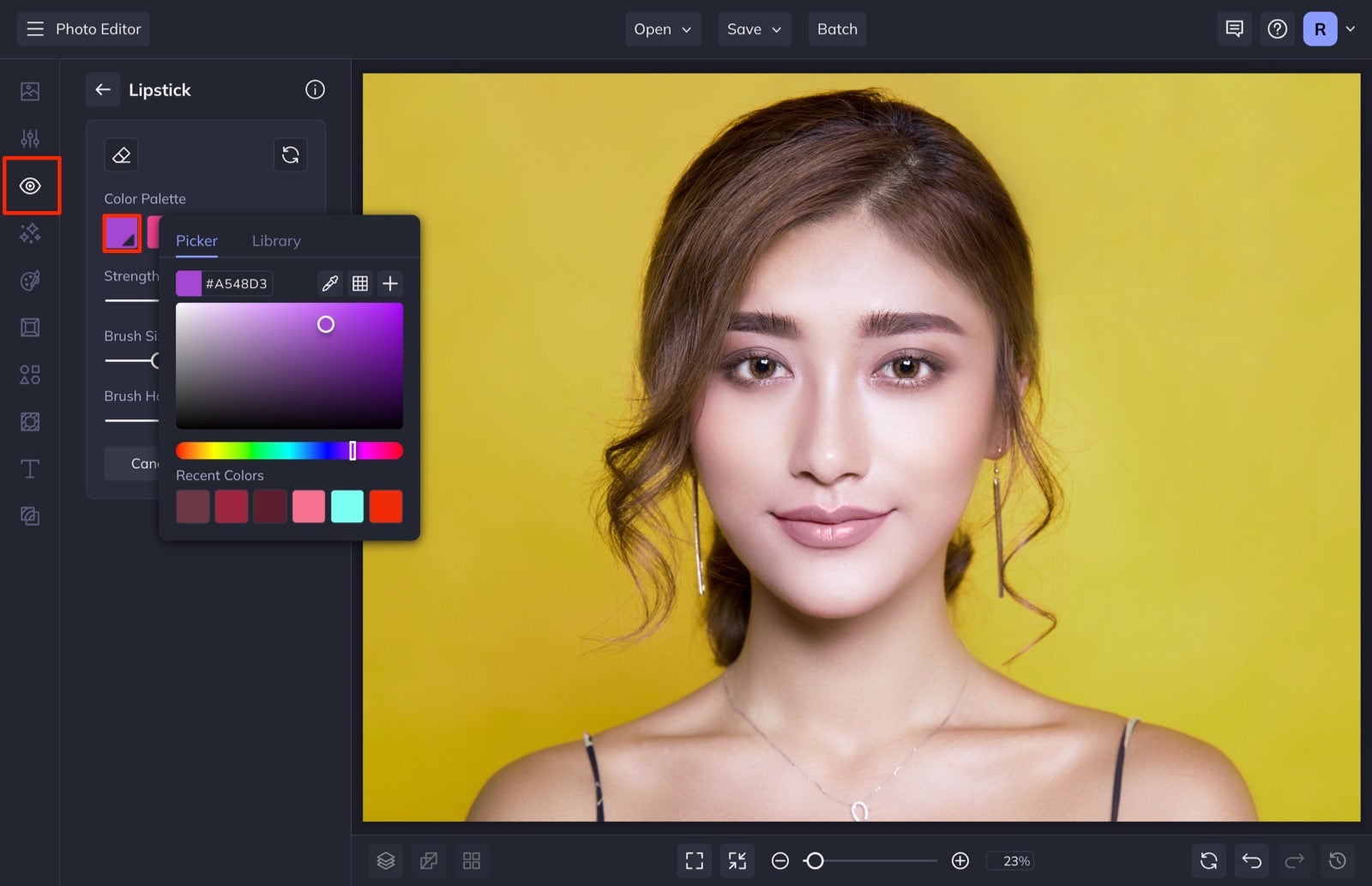 No Lipstick? No Problem! Change Your Lip Color With the Lipstick Tool ...
