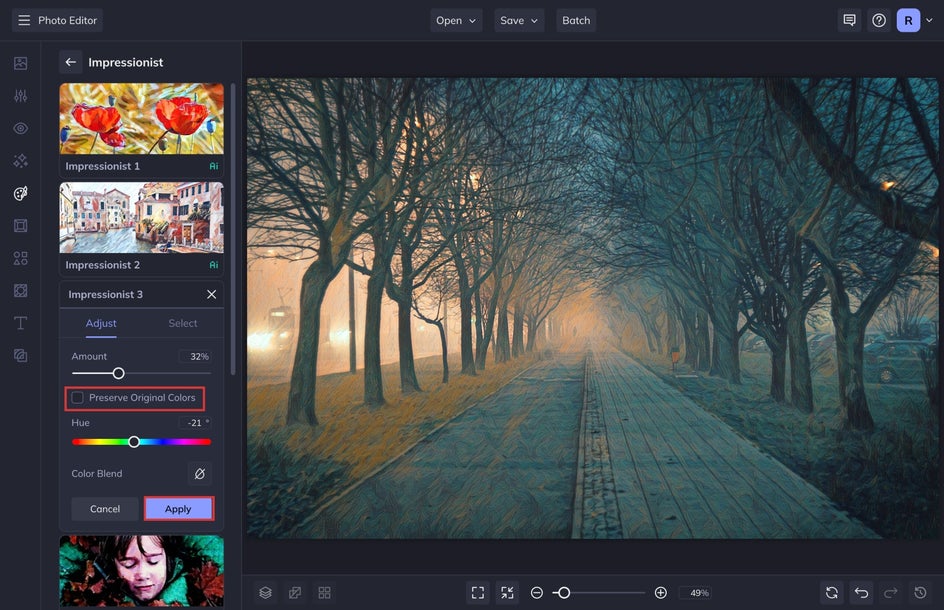 Turn Any Photo Into an Impressionist Painting | Learn BeFunky