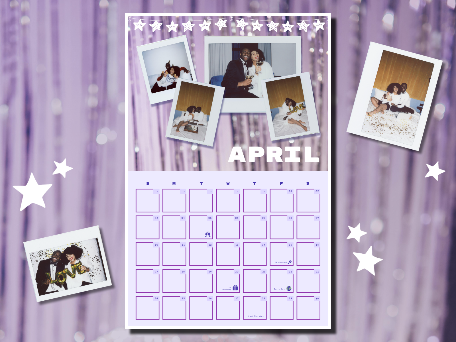 How to Make a Customized Printable Calendar | Learn BeFunky