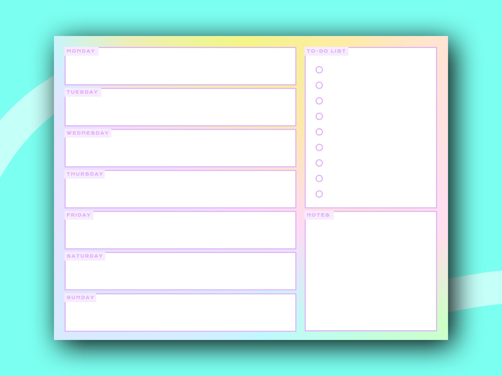 Design a Weekly Planner With BeFunky | Learn BeFunky