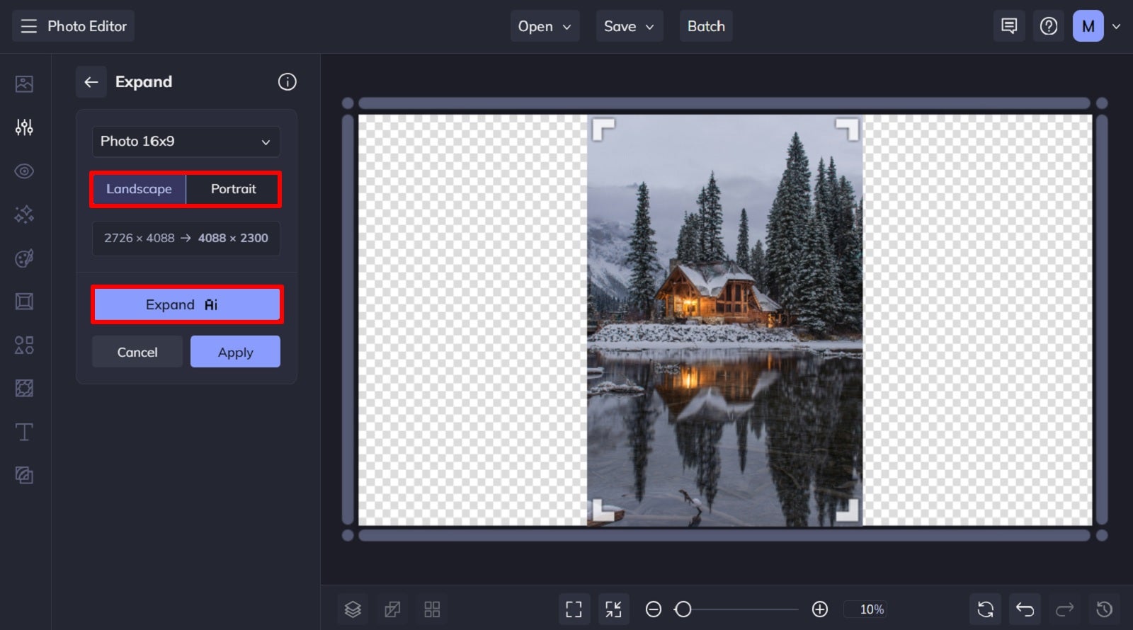 Extend Your Landscapes With Expand AI | Learn BeFunky