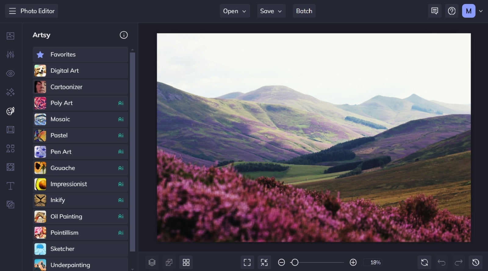 How to Turn a Landscape Photo Into an Abstract Painting | Learn BeFunky