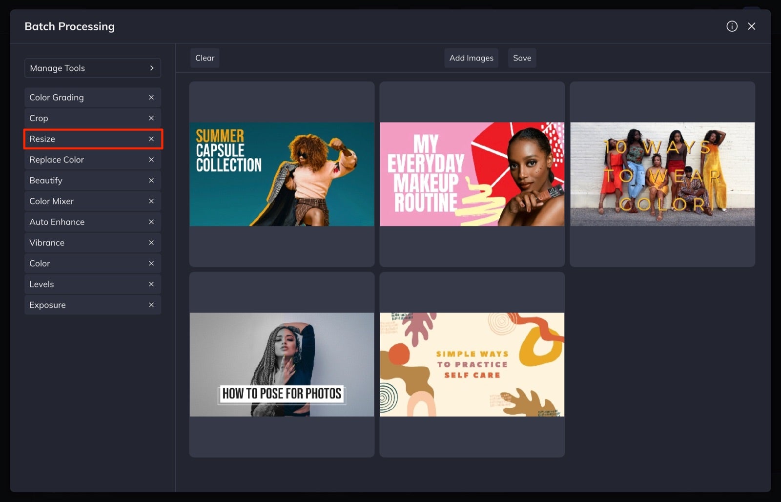 How to Batch Resize YouTube Thumbnails | Learn BeFunky