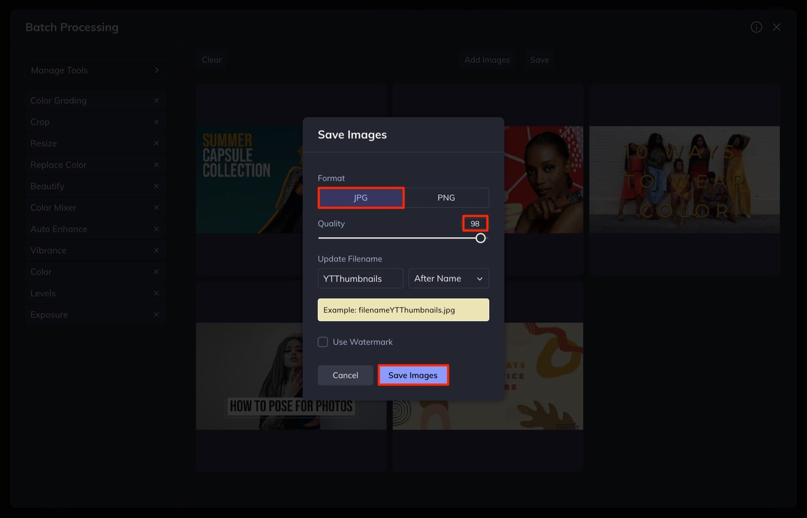 How to Batch Resize YouTube Thumbnails | Learn BeFunky