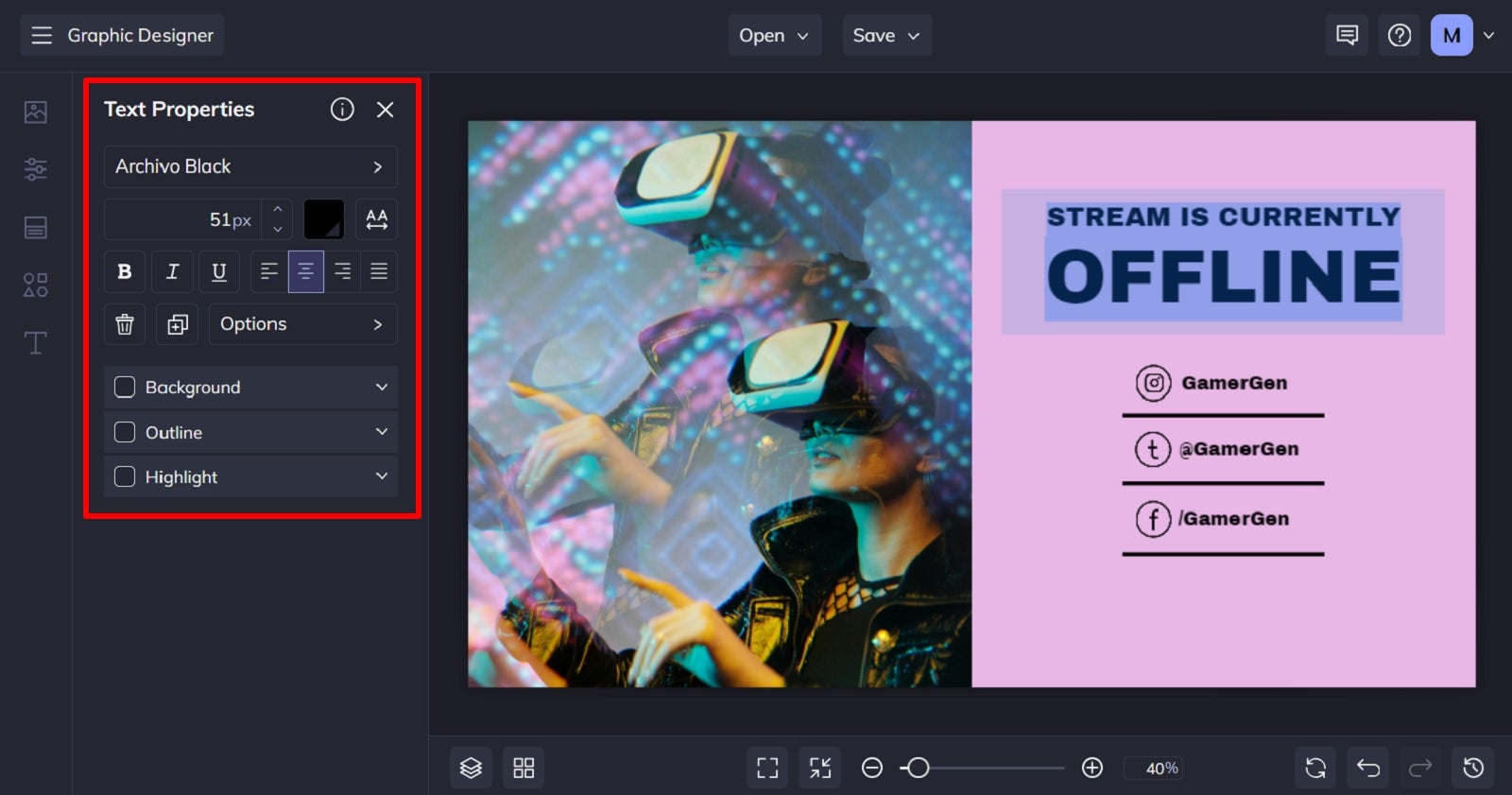 Game On With Personalized Twitch Banner Templates | Learn BeFunky