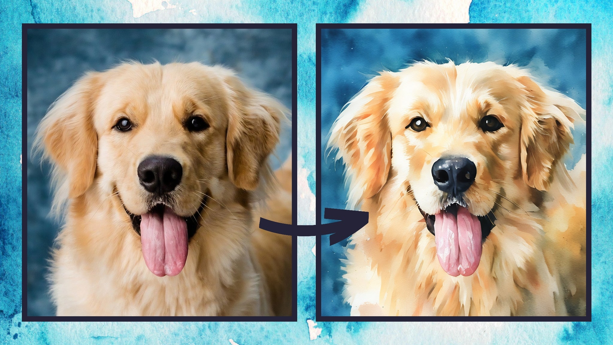 Turn Your Pet Photo Into a Watercolor Painting | Learn BeFunky