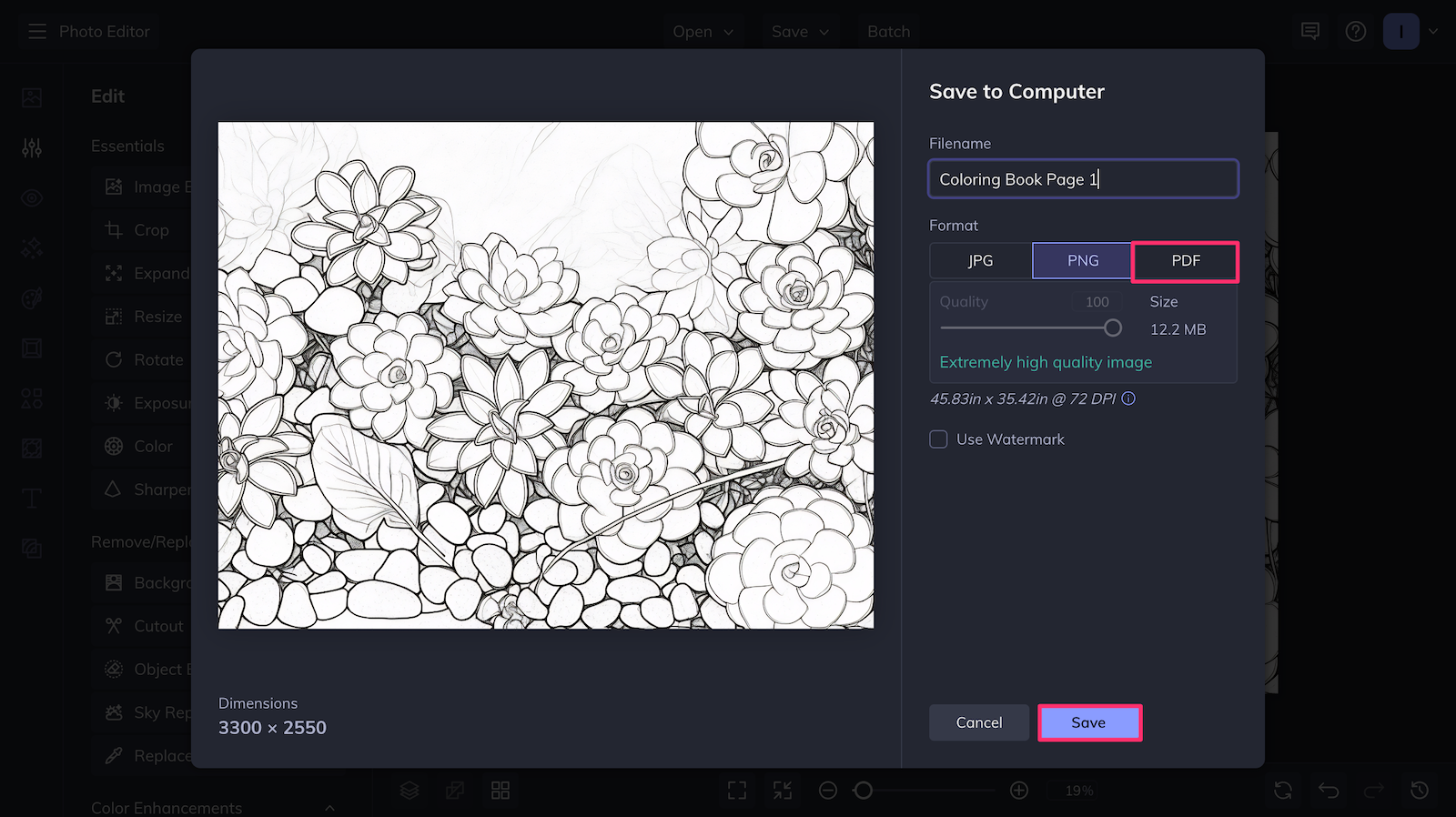 Create Your Own Adult Coloring Book | Learn BeFunky