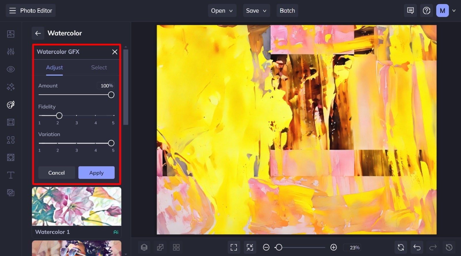 Turn Your Abstract Art Into a Watercolor Painting | Learn BeFunky