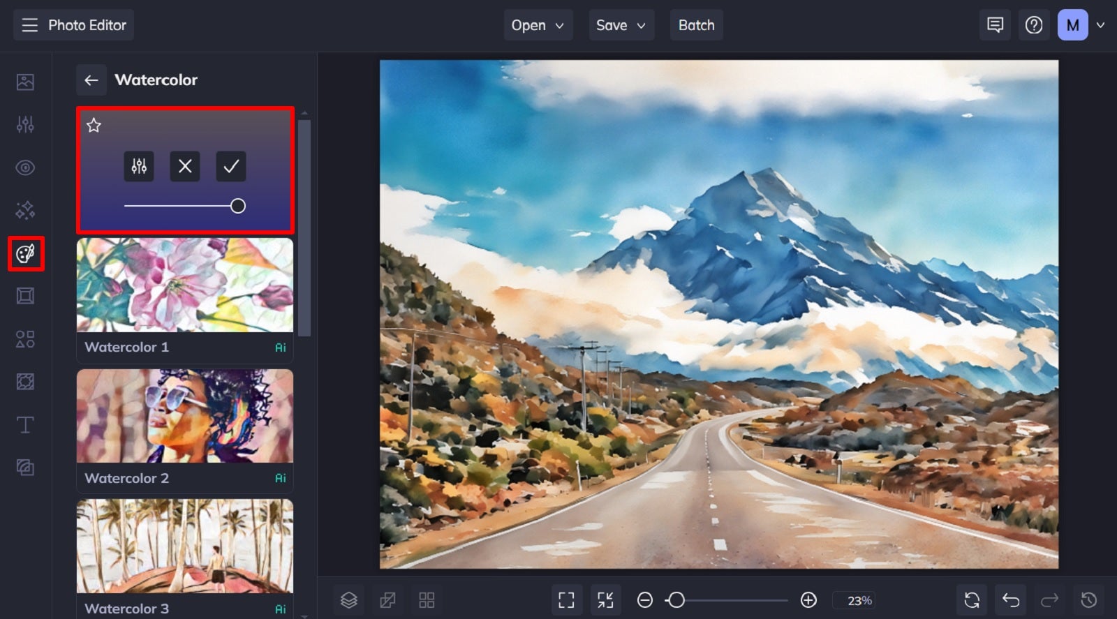 How to Turn Your Photo Into a Landscape Watercolor Painting | Learn BeFunky