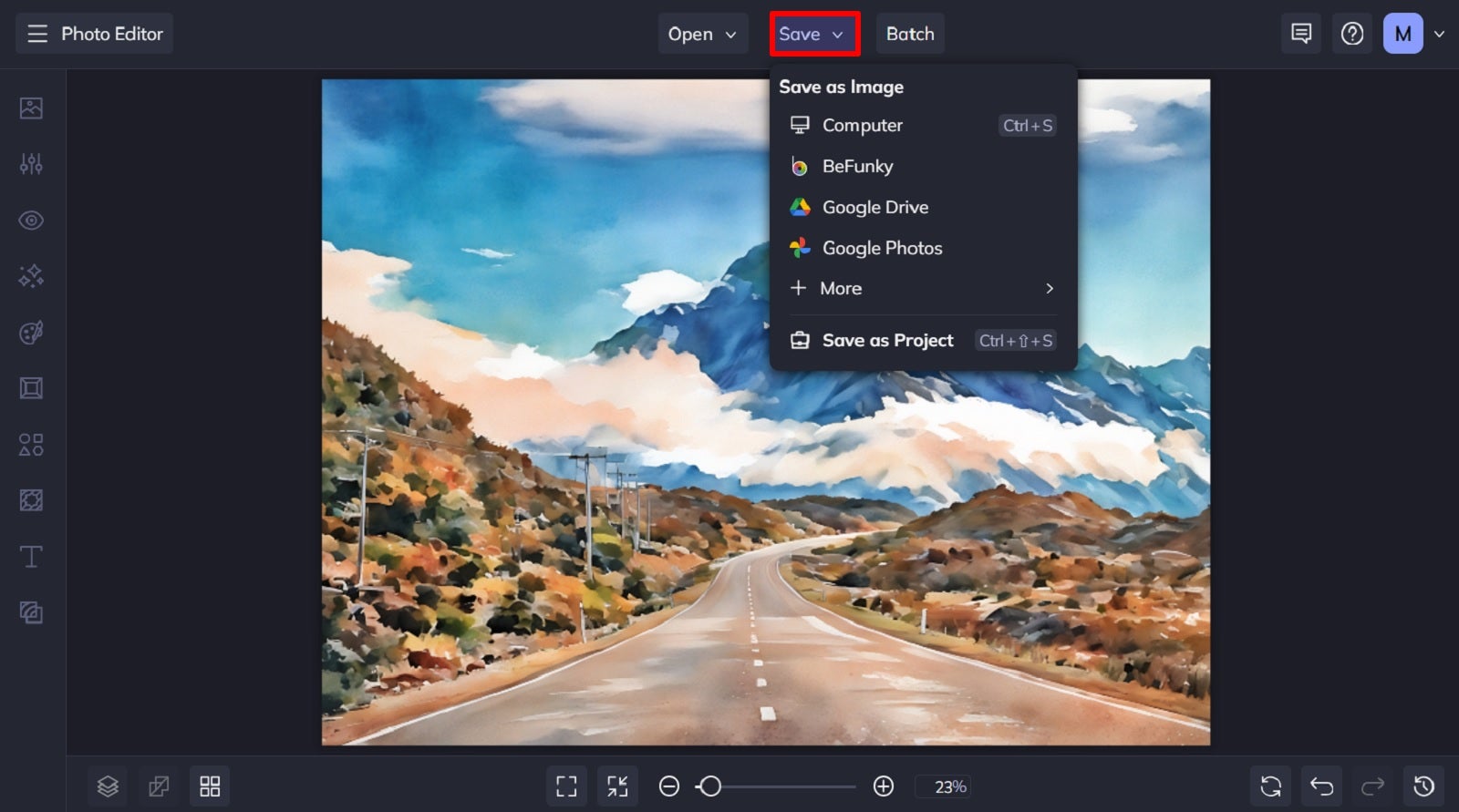 How to Turn Your Photo Into a Landscape Watercolor Painting | Learn BeFunky