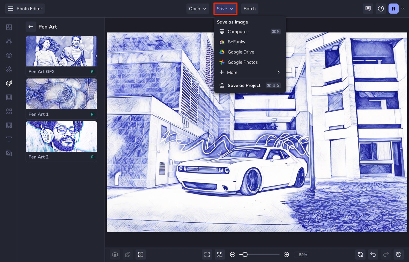 How to Turn a Photo Into Pen Art | Learn BeFunky