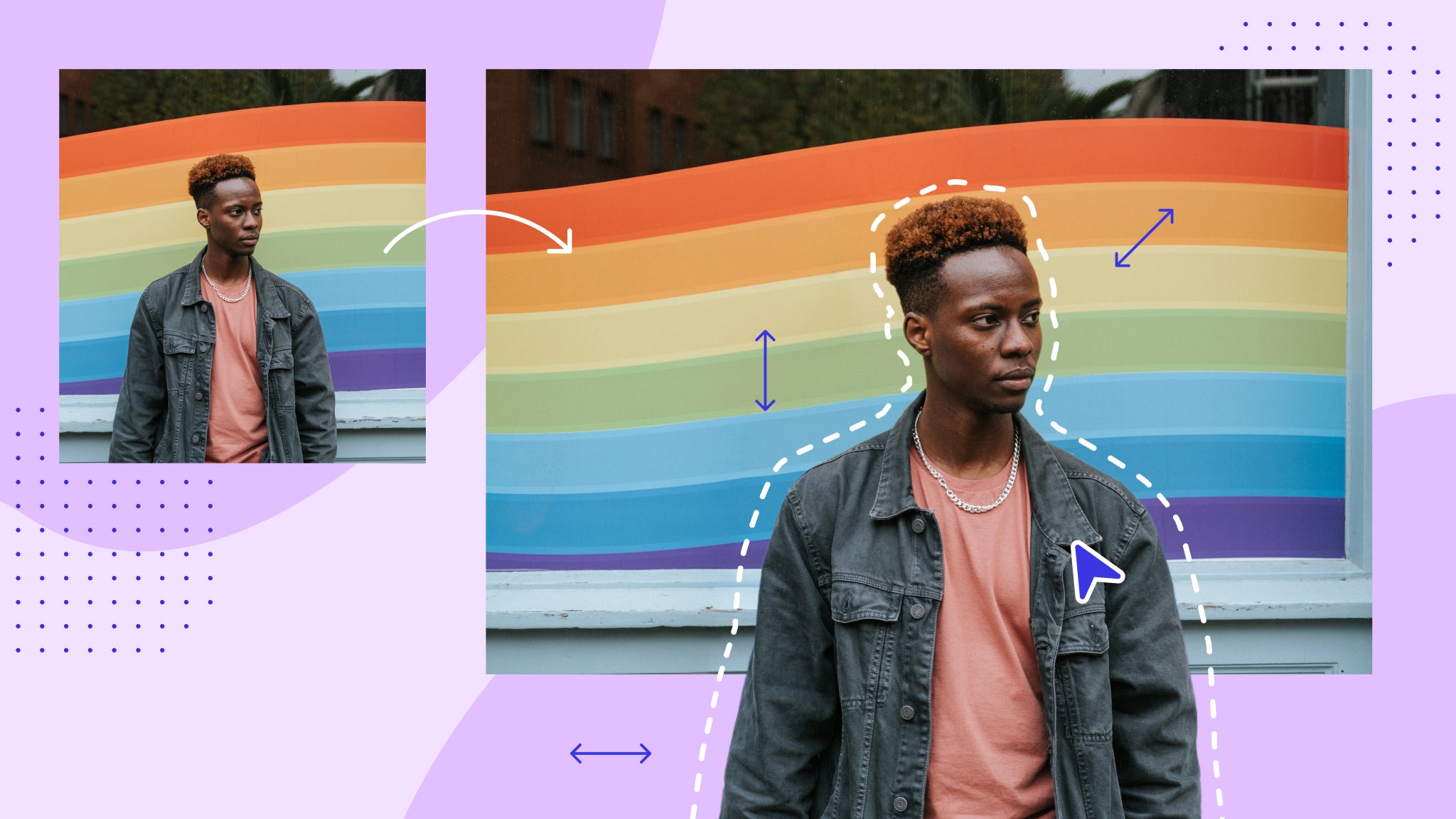 Move, Resize, and Rotate Your Subject With Detach Subject | Learn BeFunky