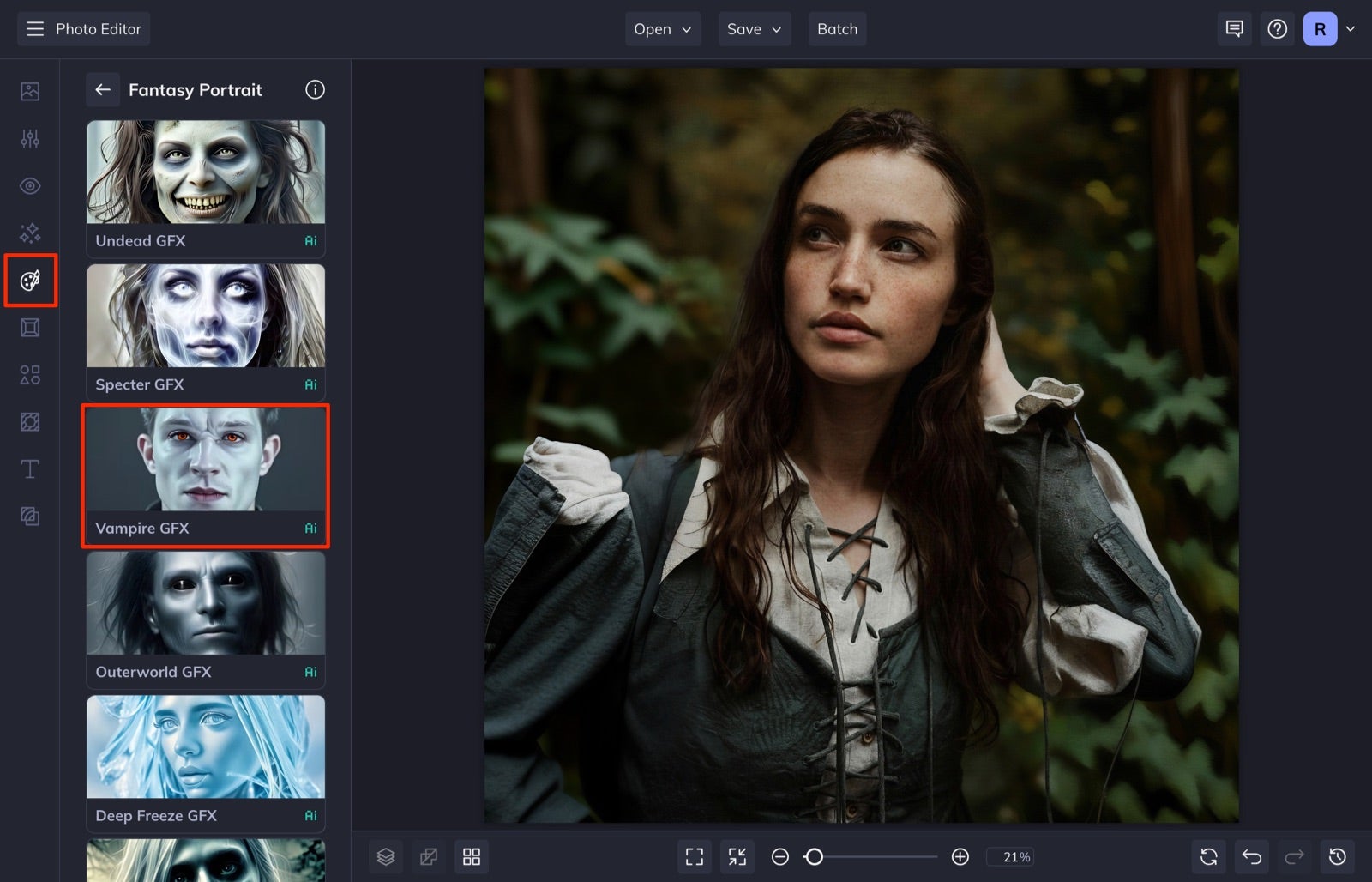 How to Transform Yourself Into a Vampire With Fantasy Photo Effects ...