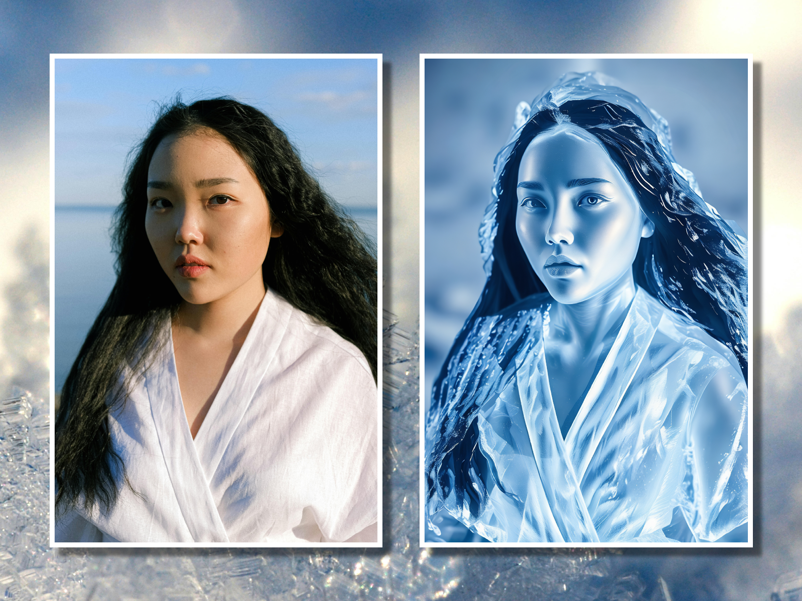 Turn Portraits Into Ice Sculptures With the Deep Freeze Effect | Learn ...