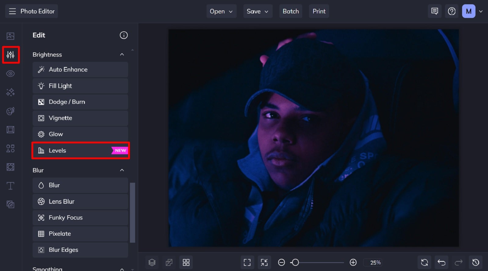 How to Brighten Photos With the Levels Tool | Learn BeFunky