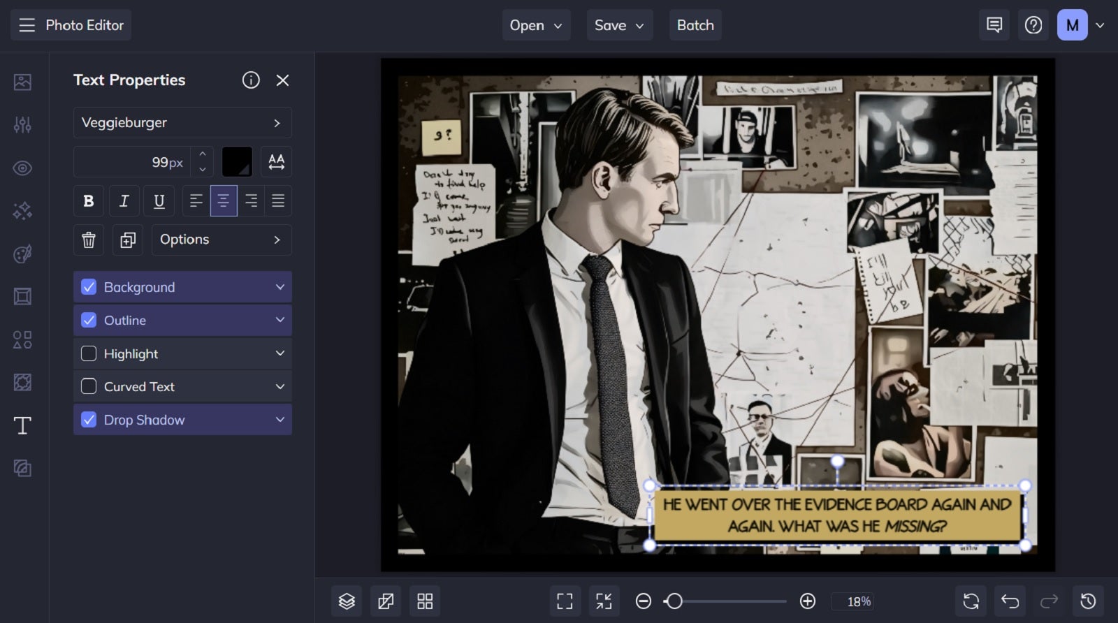 How to Use BeFunky’s Noir Comic Creator | Learn BeFunky