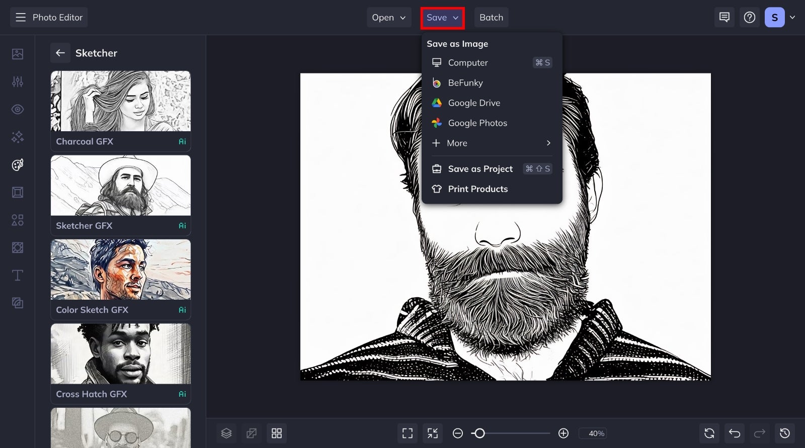 How to Turn Your Portrait Photo Into a Sketch | Learn BeFunky