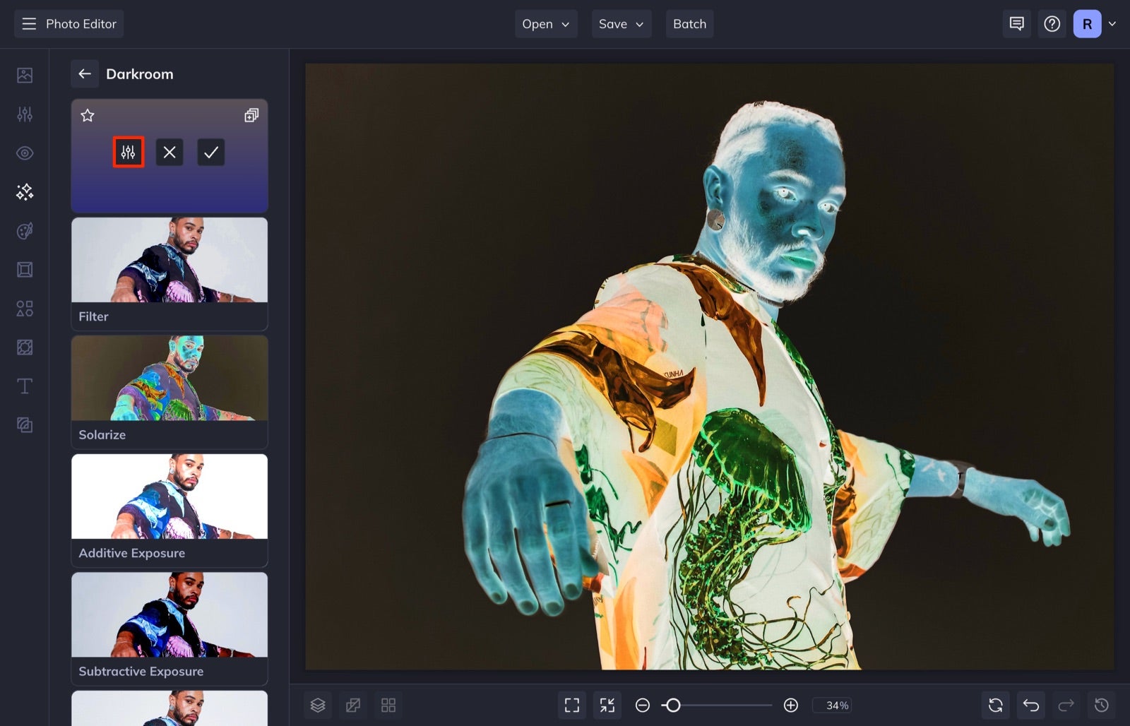Meet the Darkroom Category: Solarize and Negative Photo Effects | Learn ...