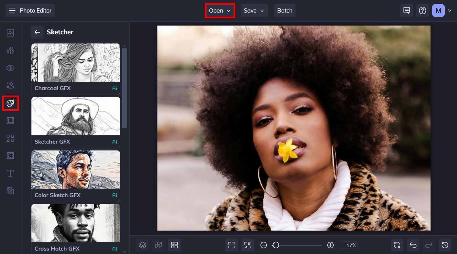 Turn Your Portrait Into a Cross Hatch Sketch | Learn BeFunky
