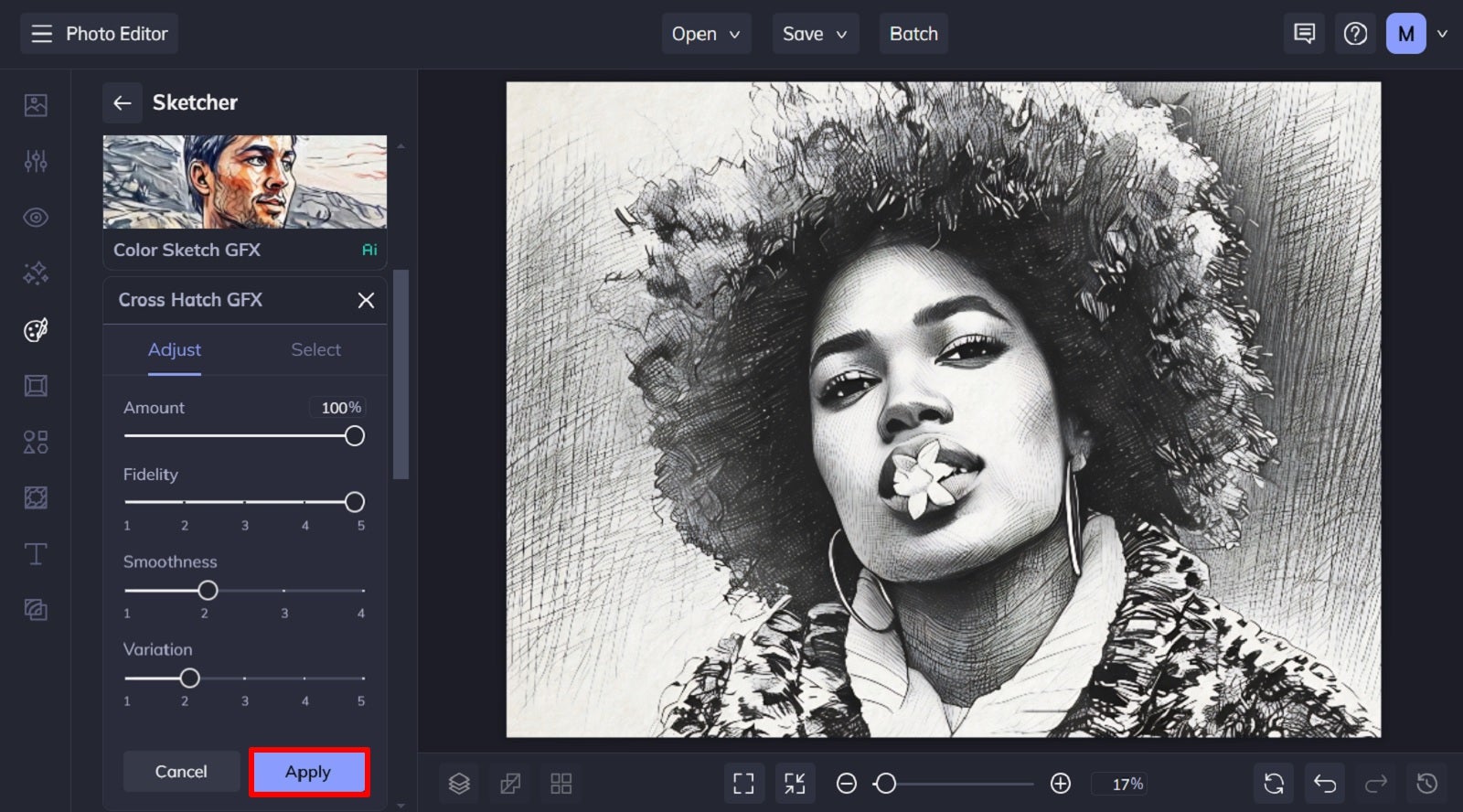 Turn Your Portrait Into a Cross Hatch Sketch | Learn BeFunky