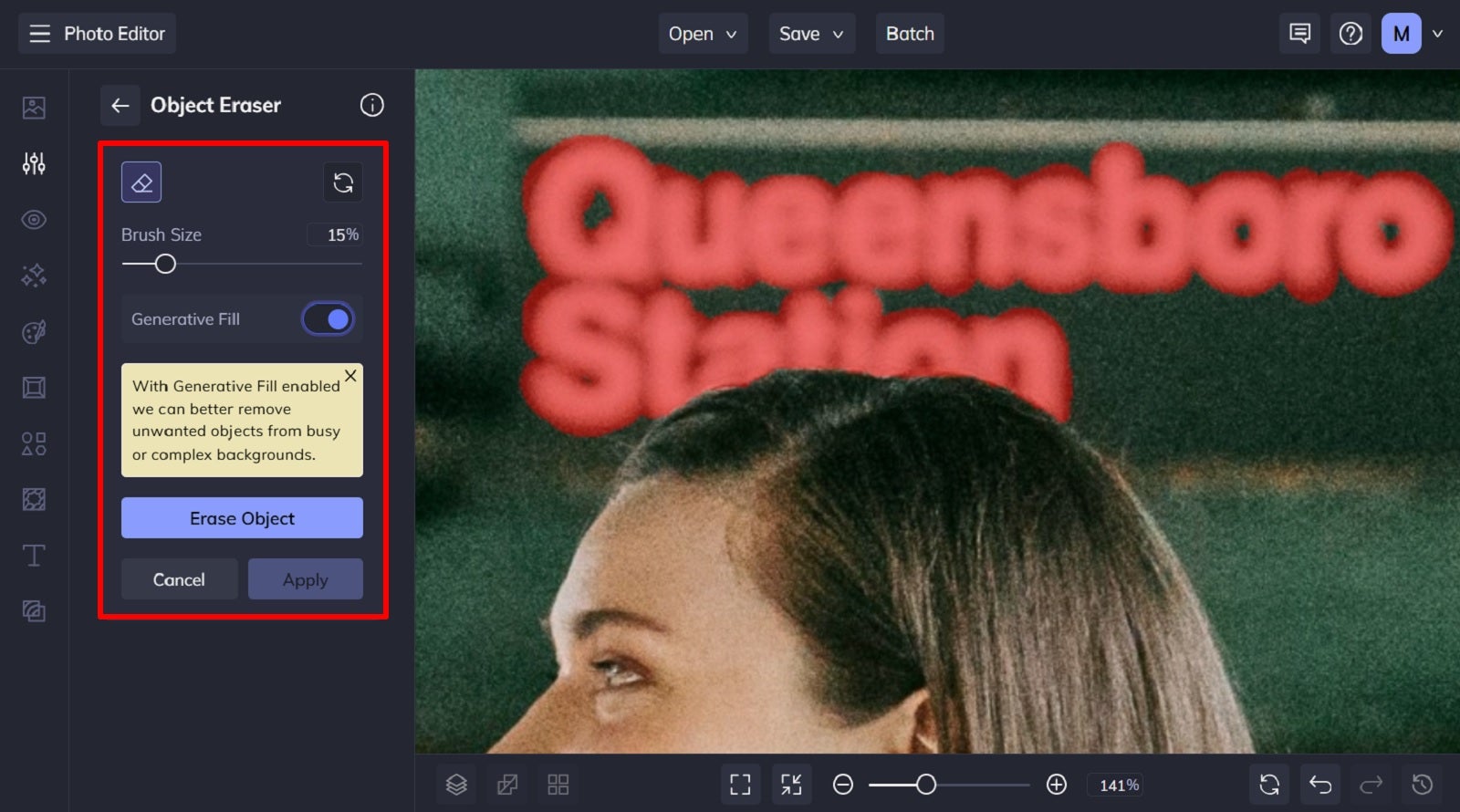 Easily Remove Text From Photos With the Object Eraser | Learn BeFunky
