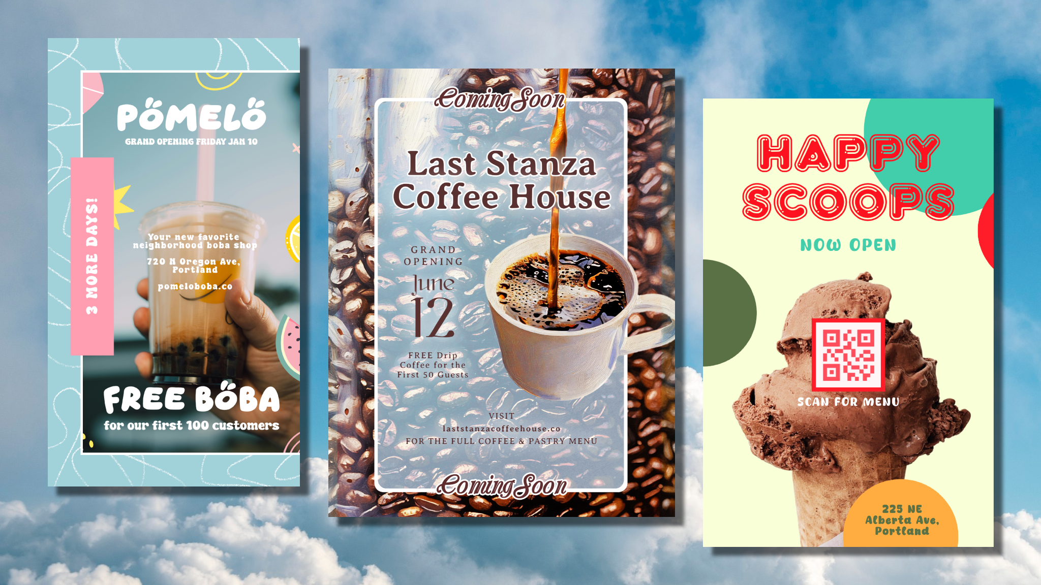 Build Buzz Before You Open With Custom Grand Opening Posters | Learn ...