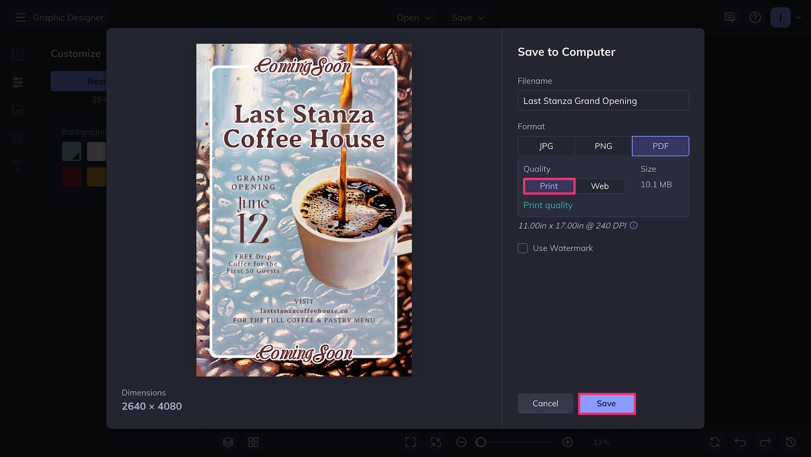 Build Buzz Before You Open With Custom Grand Opening Posters | Learn ...