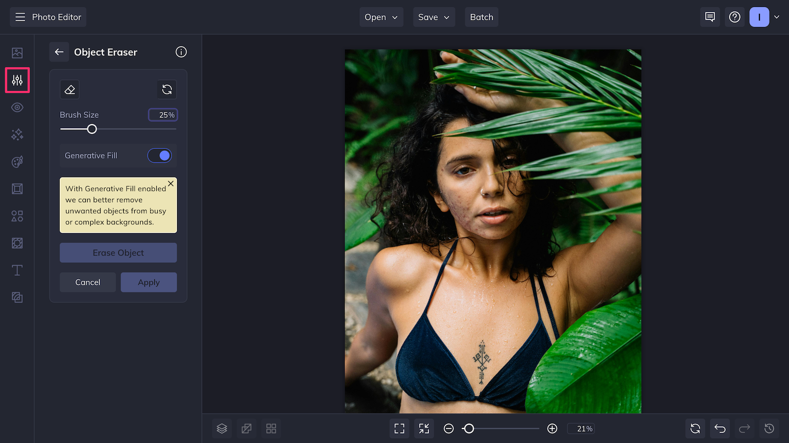 Perfect Portraits With the Object Eraser | Learn BeFunky