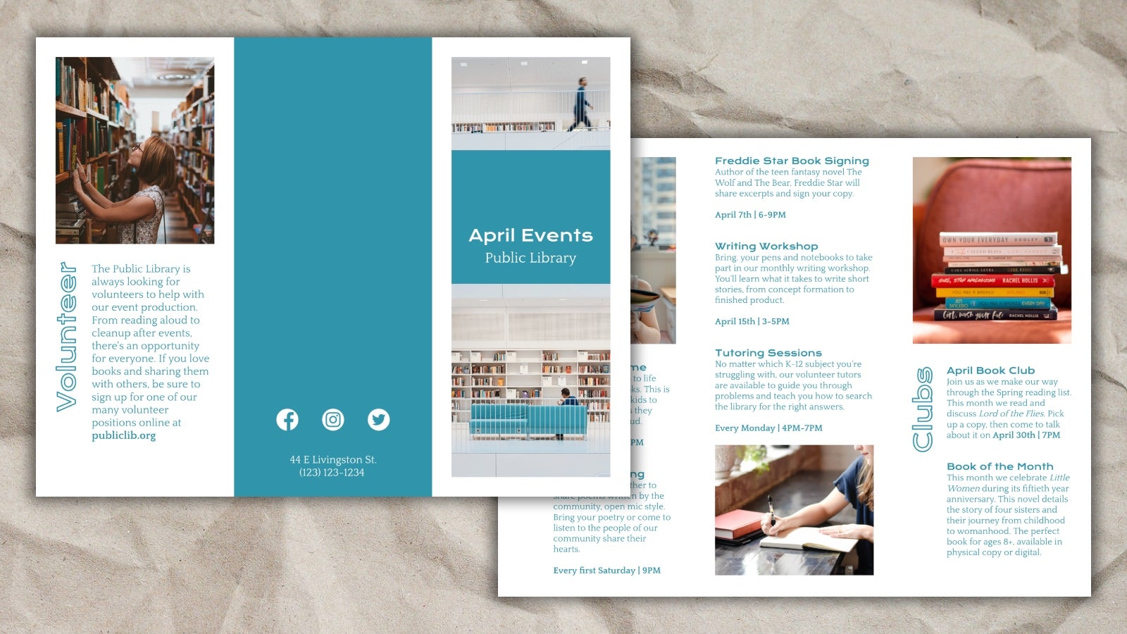 Creative Educational Brochures for Classrooms, Nonprofits, and More ...