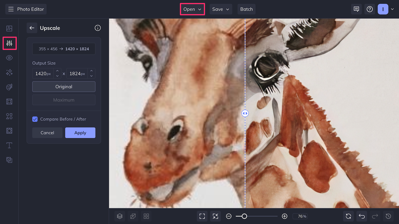 Turn Low-Res Art Into High-Quality Prints | Learn BeFunky