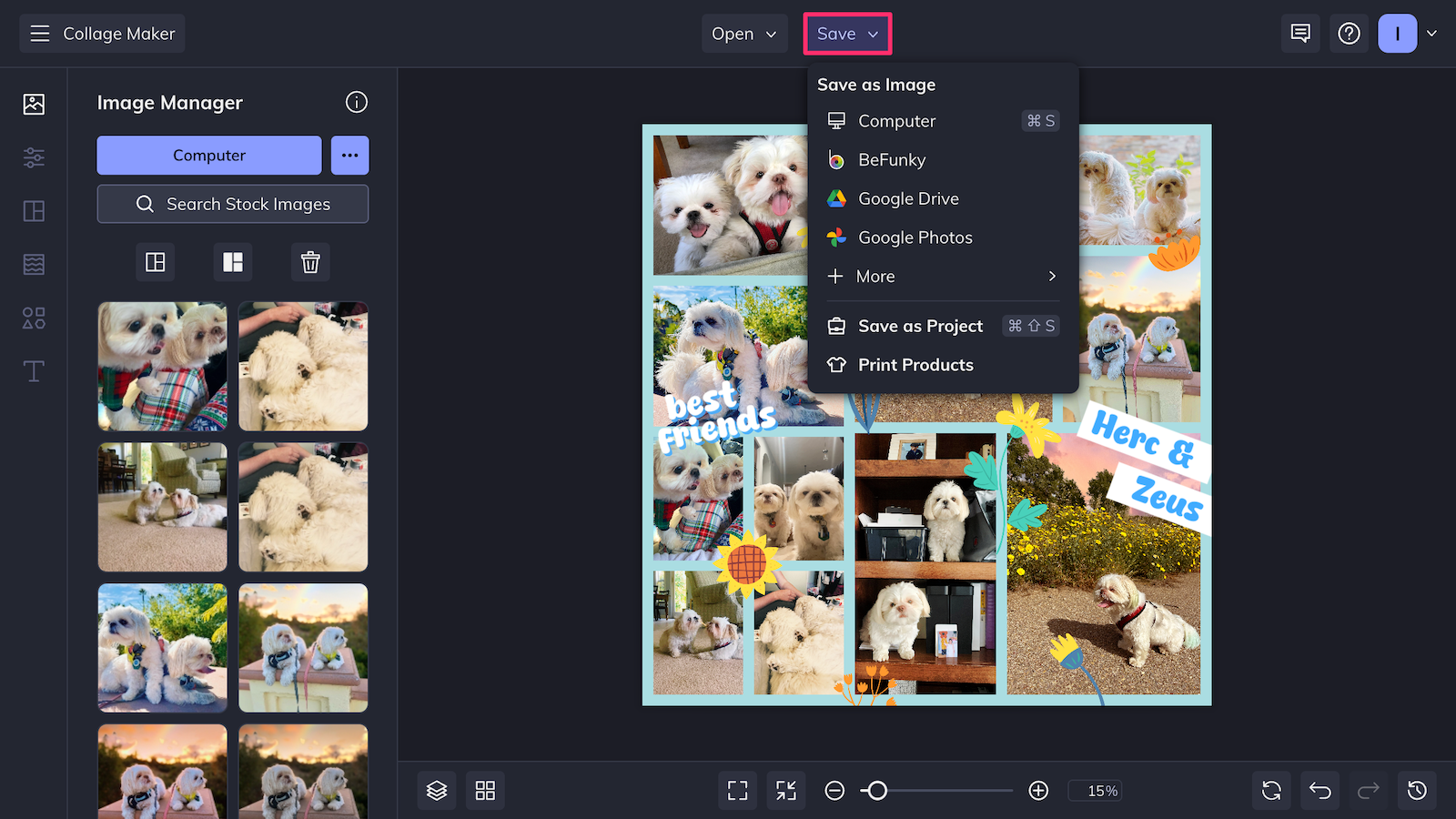 Design a Pet Photo Collage You Can Print or Frame | Learn BeFunky